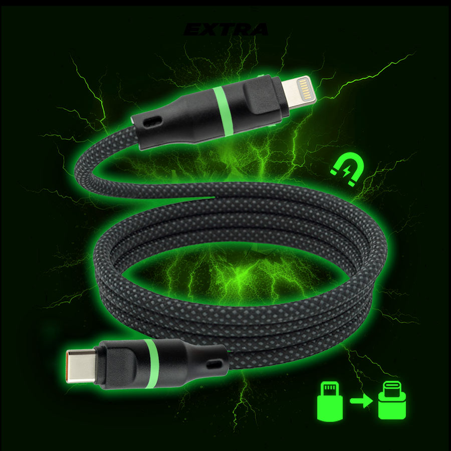 120W MagTech Usb-C to iPhone Cable – Titan Power Plus