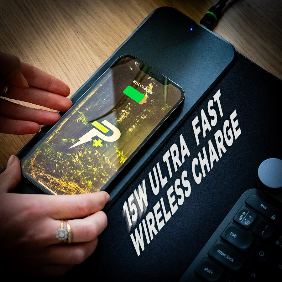 XL Wireless Charge Mouse Mat™ – Titan Power Plus